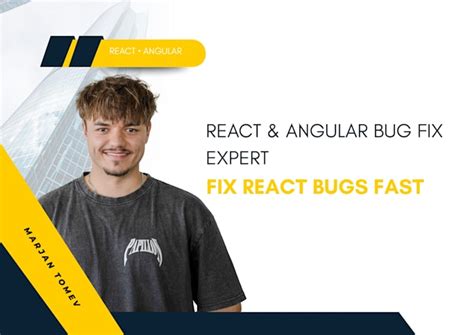 Debug And Fix Bugs In Your React Or Angular App By Themane Fiverr