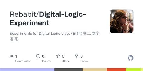 Github Rebabitdigital Logic Experiment Experiments For Digital
