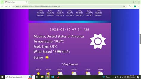 Weather App React Js Youtube