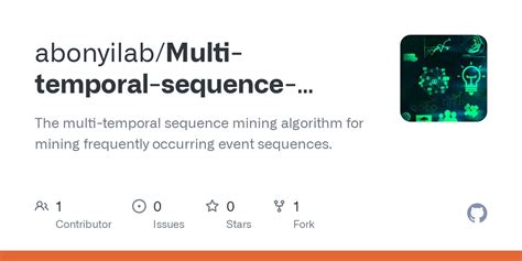 Github Abonyilabmulti Temporal Sequence Mining The Multi Temporal Sequence Mining Algorithm