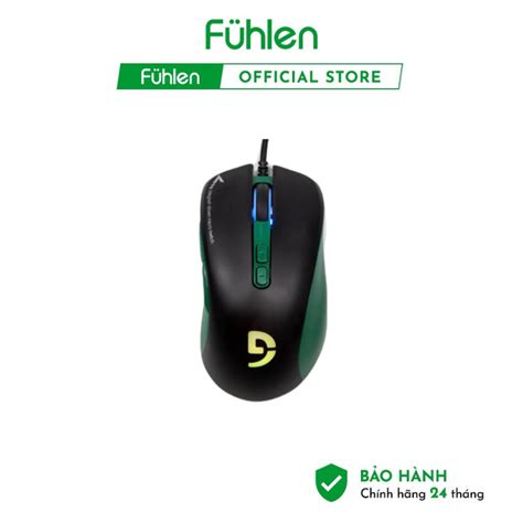 Chuột Máy Tính Gaming Fuhlen G90 Pro X Greenblack Có Dây Chính Hãng Fuhlen Bảo Hành 2 Năm