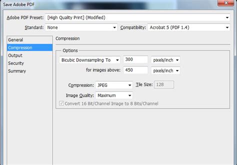 adobe photoshop problems in saving as pdf image resolution