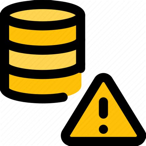 Database Alert Warning Danger Server Icon Download On Iconfinder