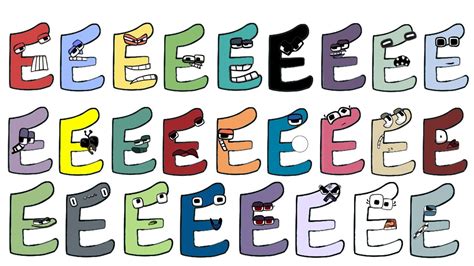 Alphabet Lore E Letters Youtube