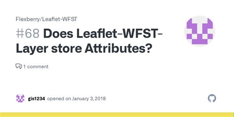 does leaflet wfst layer store attributes · issue 68 · flexberry