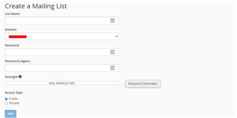 what is mailing lists and how to manage in cpanel intohost