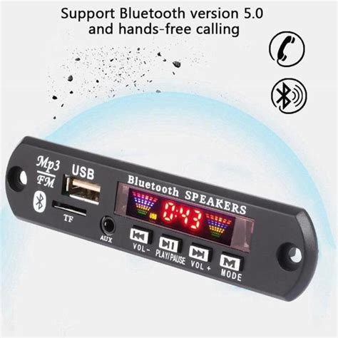 Mp3 Decoding Board Ape Flac Bluetooth 5 4 Colors Screen Usbsdmmc Decoder Car Audio Led