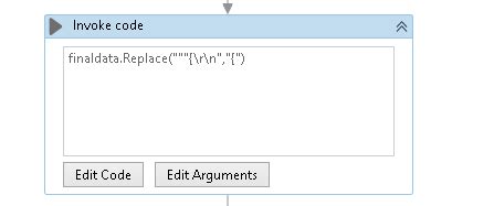 Why Invoke Code Activity Not Working For Replace Function Studio UiPath Community Forum