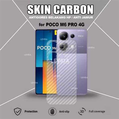 Skin Carbon Poco X Poco X Pro G Poco M Pro G Skin Back D Antigores Skin Carbon Lazada