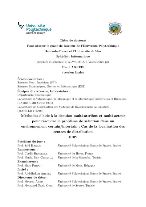 Pdf Multi Attribute And Multi Actor Decision Making Methods For Solving The Selection Problem