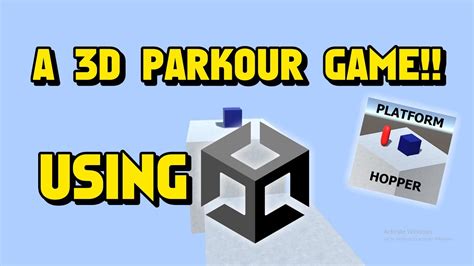 I Made A 3d Platformer Parkour Game Using Unity Youtube