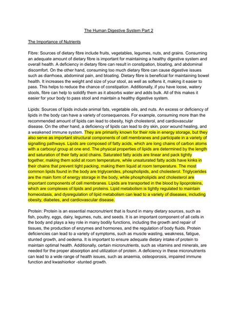 Summary Digestive System Part 2 Digestive System Part 2 Stuvia Uk