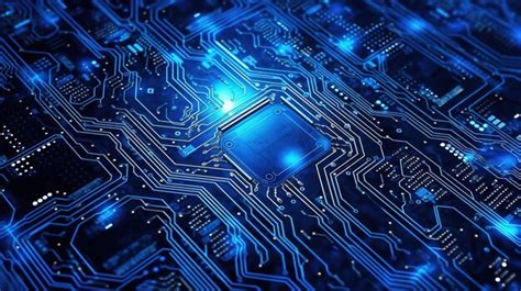 Premium Ai Image Binary Computer Chip