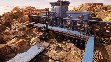 Artstation Scifi Mining Facility