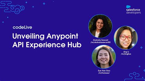codelive unveiling anypoint api experience hub youtube