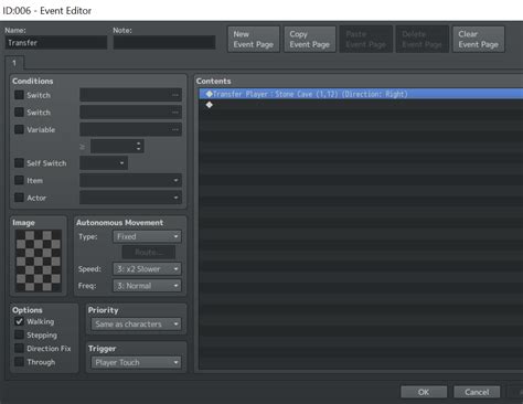How To Transfer To A Map Facing A Certain Direction RPG Maker Forums