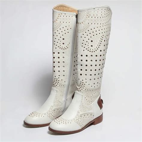 Aliexpress Com Buy New Spring Summer Women Boots Knitted Hollow