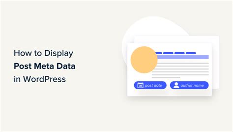 How To Display Post Meta Data In Wordpress Themes Step By Step Guide Procritique