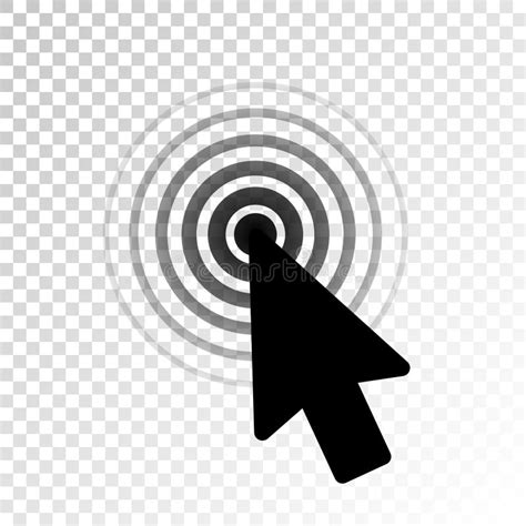 Mouse Arrow Click Computer Mouse Pointer Icon Black Cursor Isolated