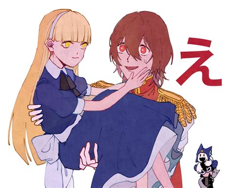 Safebooru 1girl 2boys Absurdres Akechi Gorou Alice Megami Tensei