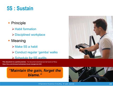 Visual Management PowerPoint Slideshow View