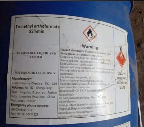 Trimethyl Orthoformate At ₹ 425kg 122 51 0 In Thane Id 2854691055973