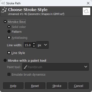 3 Ways To Make Geometric Shapes In GIMP With Steps