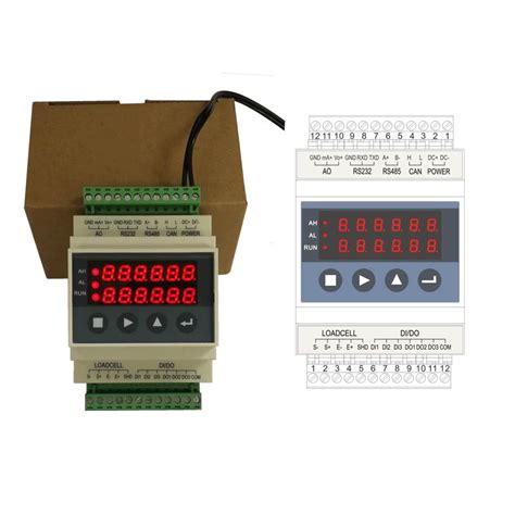 Led Digital Display Load Cell Weight Indicator With 4 20ma 0 10v Output Digital Weighing