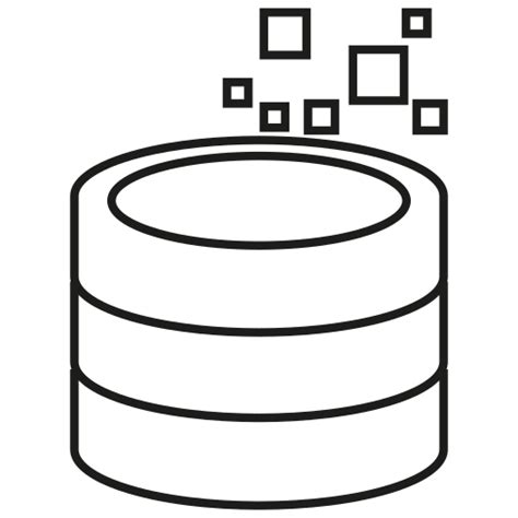 Database Generic Outline Icon