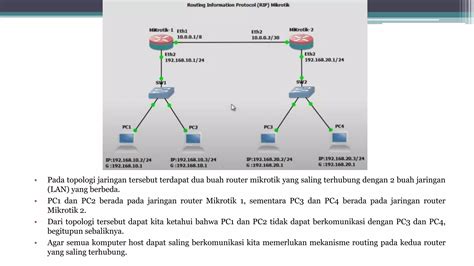 Tutorial Dynamic Routing Rip Yang Menghubungkan 2 Routerpptx