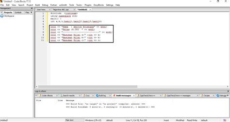 Lengkap Program Modulus Dan Operasi A B C C C