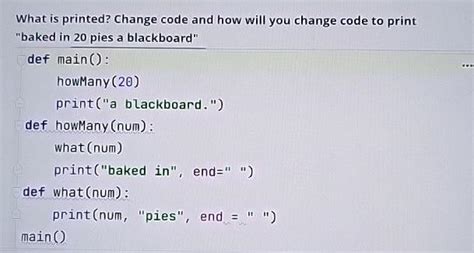 Solved Complete Partial Code That Asks User Their Name And