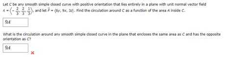 solved let c ﻿be any smooth simple closed curve with