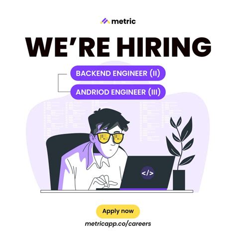 Metric On Linkedin 🟣 Announcement Join Our Team As A Backend Engineer