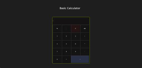 github fabeas js ile basic calculator İlk javascript projem basic