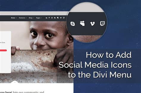 How To Add Social Media Icons To The Divi Menu Divi Tutorials