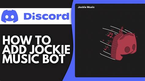 How To Add And Setup Jockie Music Bot To Discord Server 2024 Youtube