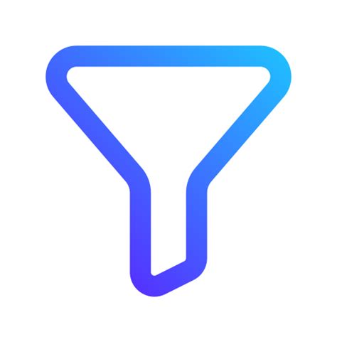Filter Generic Gradient Outline Icon