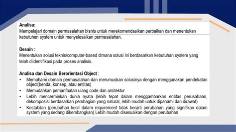Analisis Desain Berorientasi Objek Pertemuan 1 Pdf