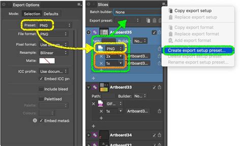 Why Arent All Export Presets Available In The Export Preset Dropdown In The Export Persona