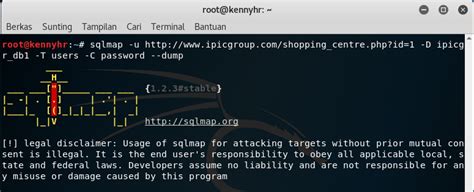 tutorial sql injection kelompok sistem keamanan komputer