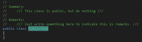 C Xml Documentation Tag Not Appearing In Intellisense Stack