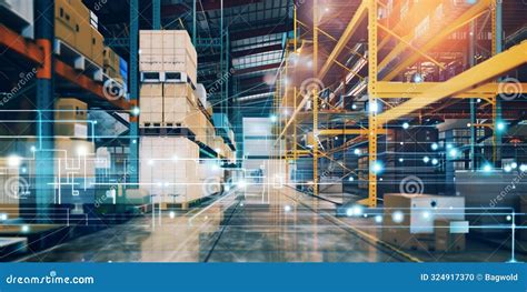 Automated Smart Warehouse Advanced Logistics And Inventory Management