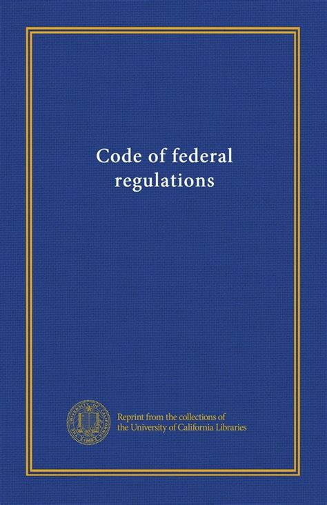 Amazon co jp Code of federal regulations 本