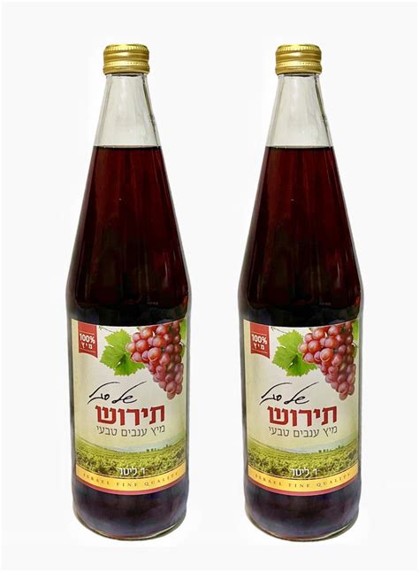 Сок виноградный кошершый "ТИРОШ" Grape Juice, 2 бут по 1л - купить с ...