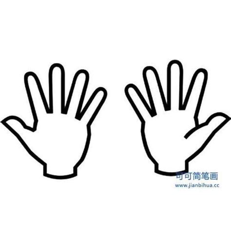 幼儿简笔画双手 简笔画图片大全 普车都