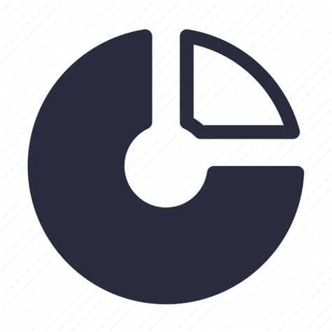 donut chart diagram analytics segment share icon download on