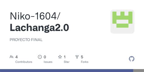 GitHub Niko Lachanga PROYECTO FINAL