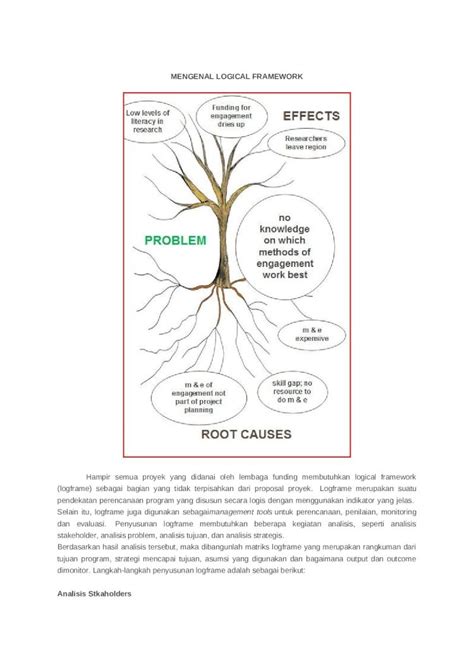 docx mengenal logical framework dokumen tips
