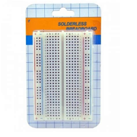 400 Points Solderless Breadboard White 2 At ₹ 80piece In New Delhi Id 2852592509748